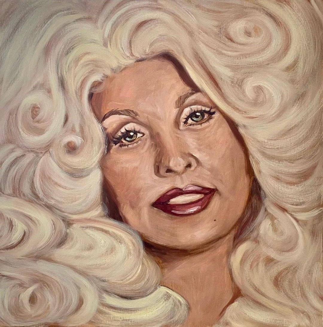 Dolly Parton Original Oil Painting - Etsy