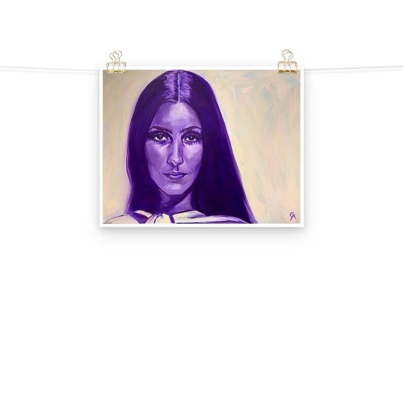 Cher Original Fine Art Print - Etsy