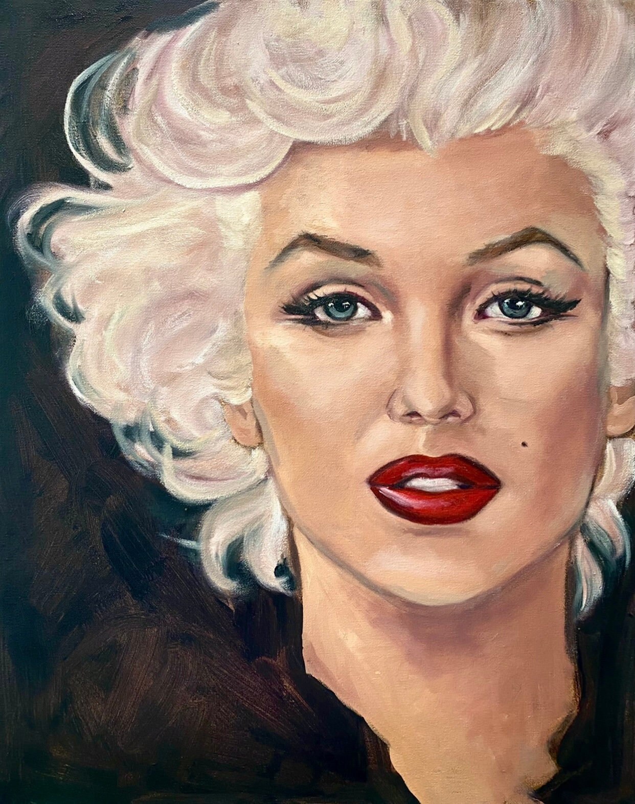 Marilyn Monroe Original Oil Painting - Etsy