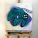 Nintendo 64 Controller Original Oil Painting - Etsy