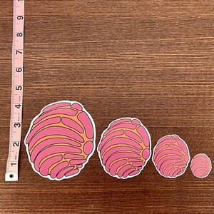 Concha Pink Vinyl/holographic Sticker S/M/L/XL - Etsy