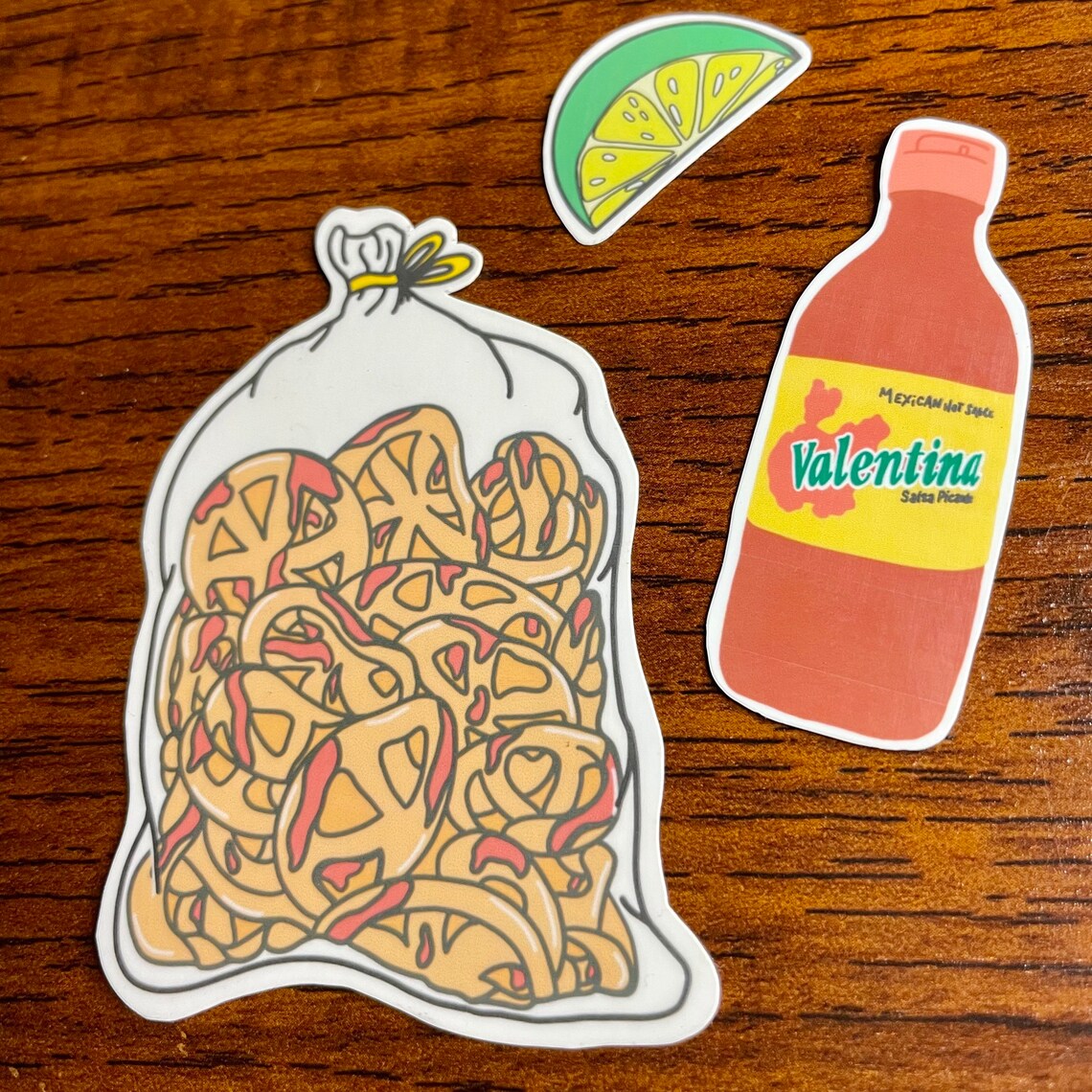 Snack Pack: Chicharrones Waterproof Vinyl Stickers - Etsy