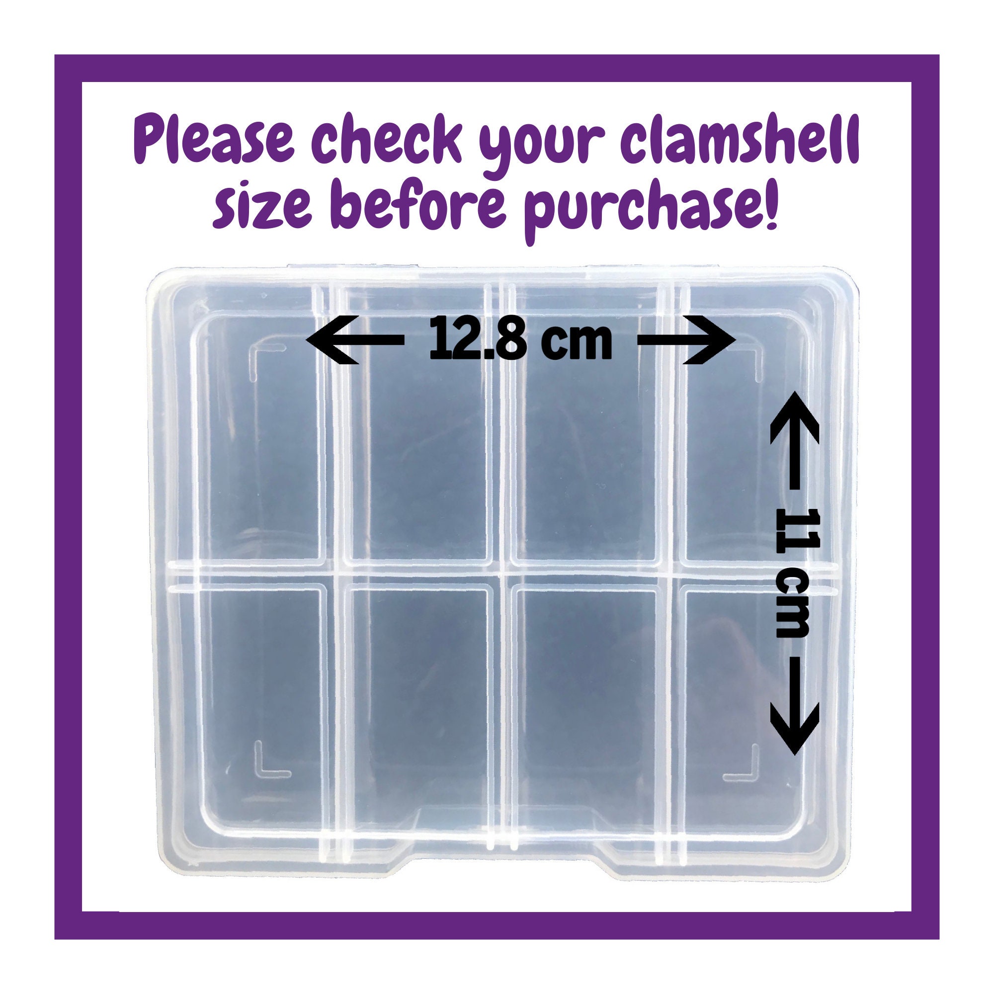 SVG Wax Melts Sleeve for HB 8 Clamshell. Large Window 2213 - Etsy