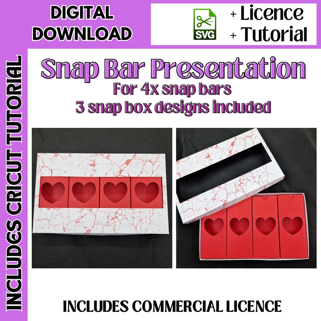 4 Snap Bar Presentation Gift Box Set for Wax Melts | 2319 - Etsy UK