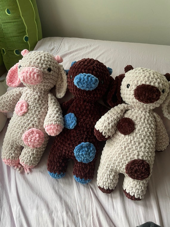 PDF Pattern Crochet Cow Pattern Cow Plushie Pattern | Etsy