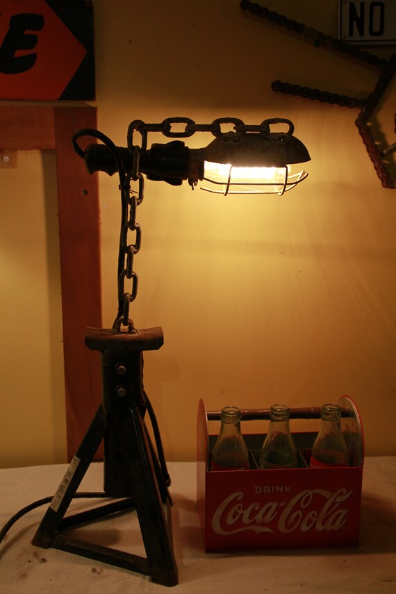 Industrial Style Jack Stand Desk Lamp - Etsy
