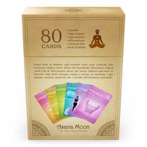 Premium Chakra Cards Chakra Chart on Cards Reiki Supplies Cards & Reiki ...
