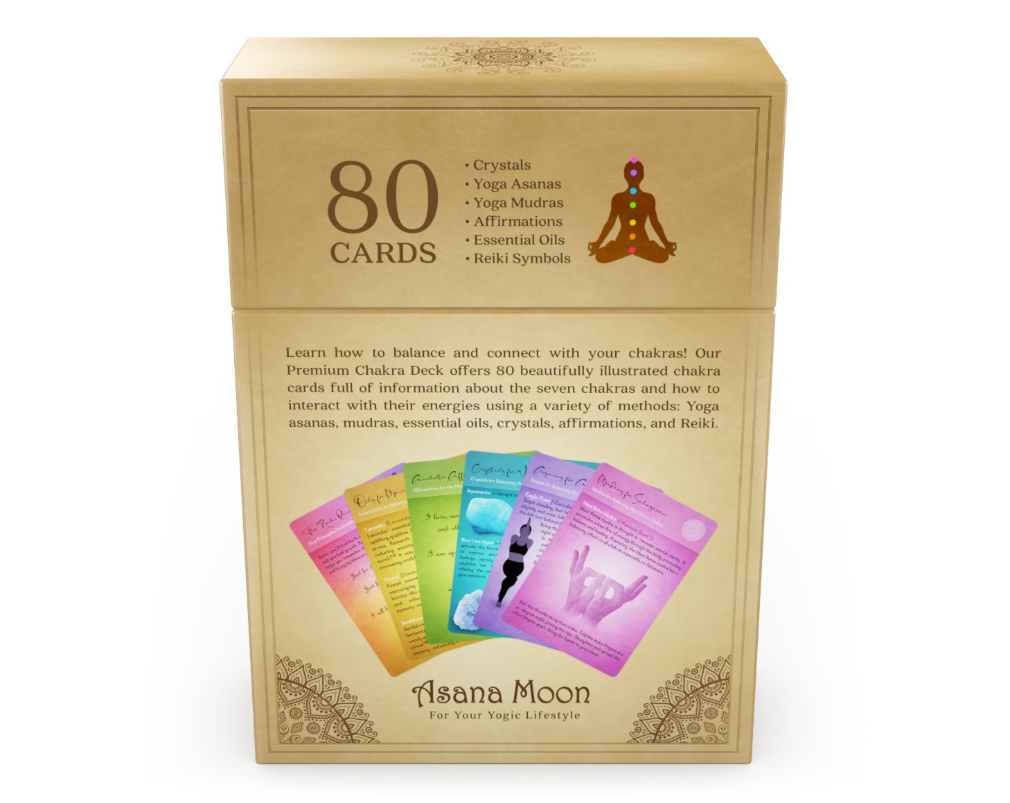 Premium Chakra Cards Chakra Chart on Cards Reiki Supplies Cards & Reiki ...