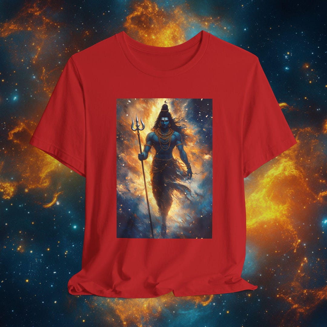 Shiva Tshirt| Lord Shiva Shirt, Tandava Graphic Tee| Shiva Cosmic ...