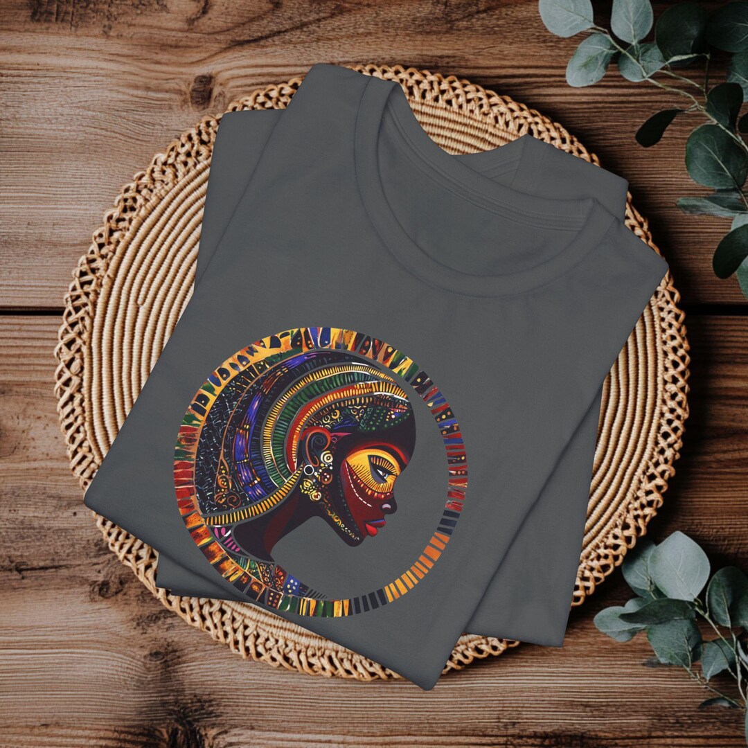 African Queen T-shirt, Afrocentric Apparel, Tribal Heritage Tee ...