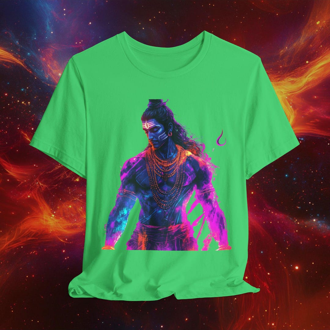 Lord Shiva T-shirt, Hindu Mahadev Tee, Trishul Shiva Shirt, Om Namah ...