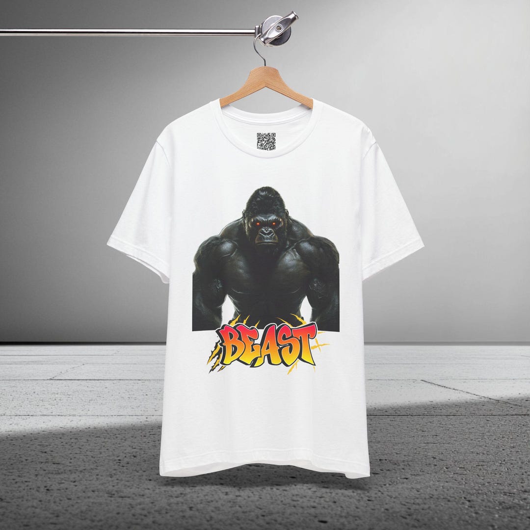 Gorilla Gym T-shirt | Oversized Bodybuilding Shirt | Muscle Fitness ...