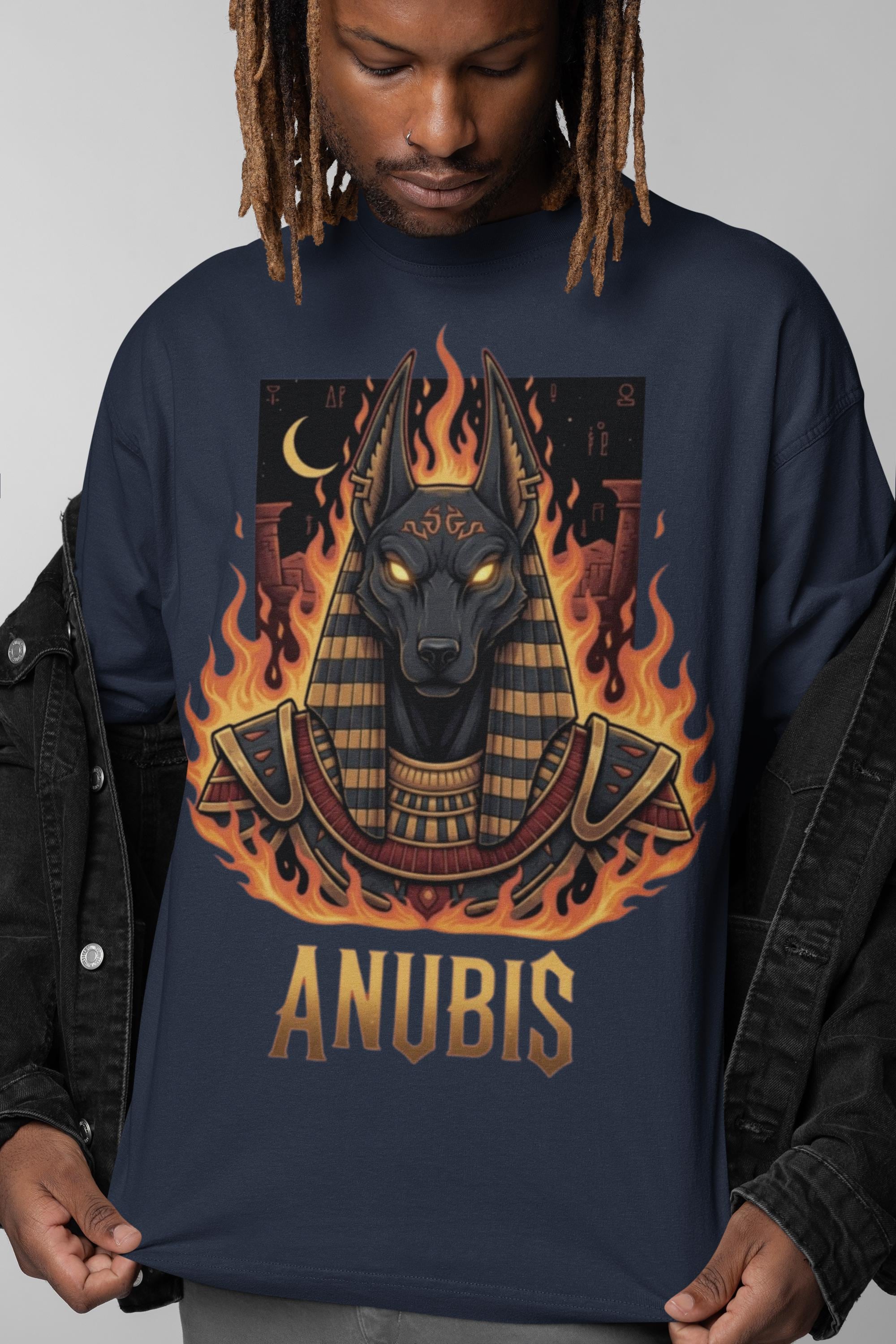 Anubis T-shirt | Egyptian Mythology | Retro Egypt God of Death - Etsy