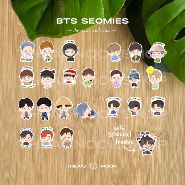 Bts stickers - Etsy España