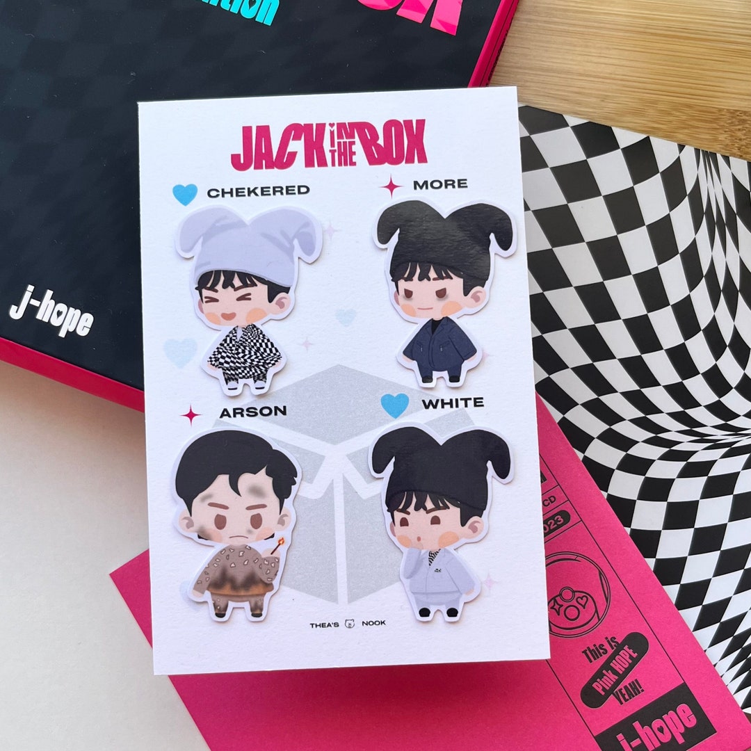 J-hope Jack in the Box - BTS J-hope Stickers Set - Etsy