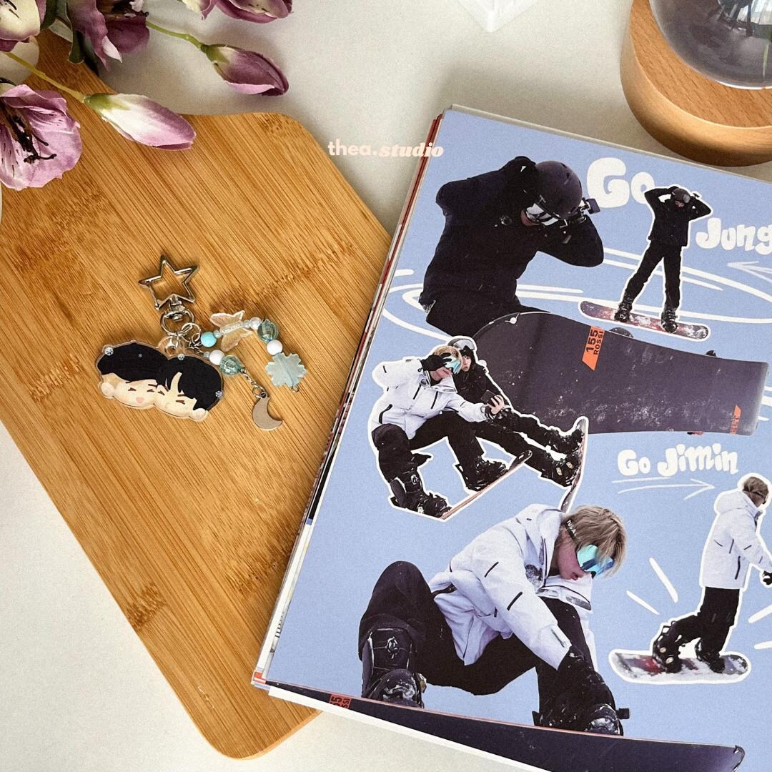 Jimin and Jungkook in Sapporo AYS Acrylic Keychain - Etsy
