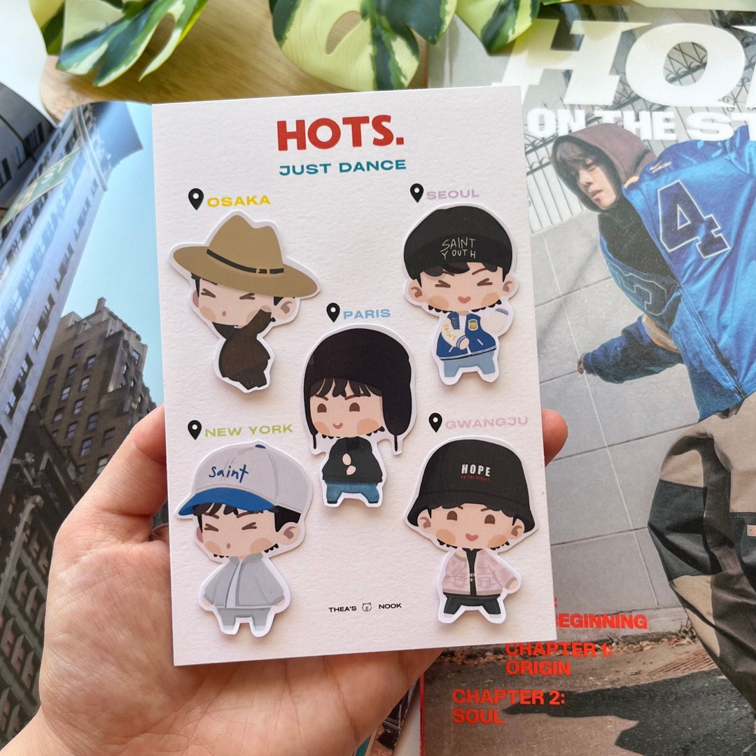 J-HOPE HOTS Hope on the Street - BTS J-hope Stickers Set - Etsy