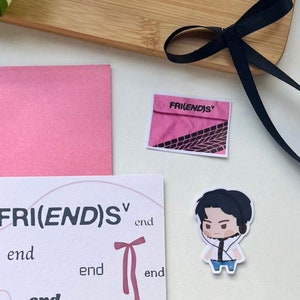 V Taehyung FRIENDS Set BTS V Stickers - Etsy