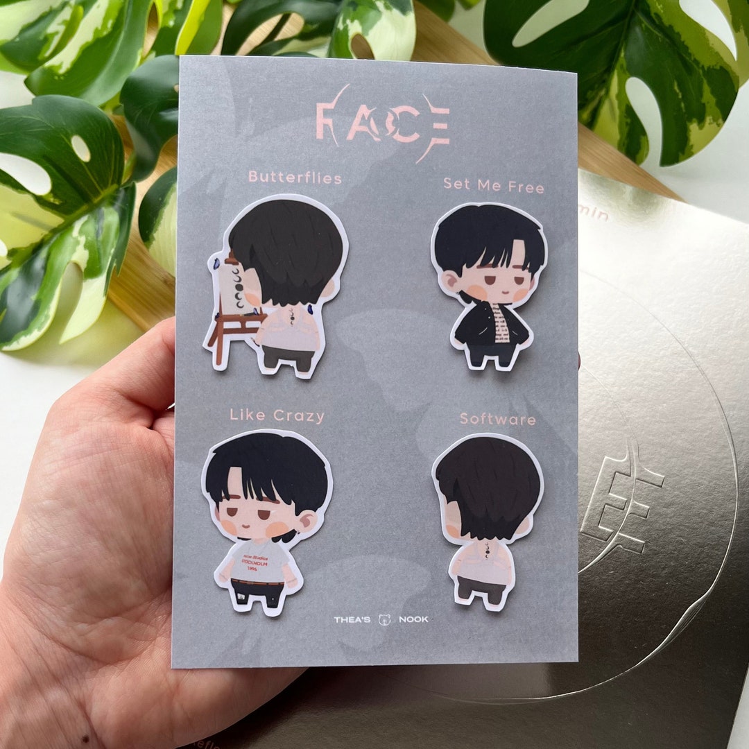 Jimin Face BTS Jimin Stickers - Etsy