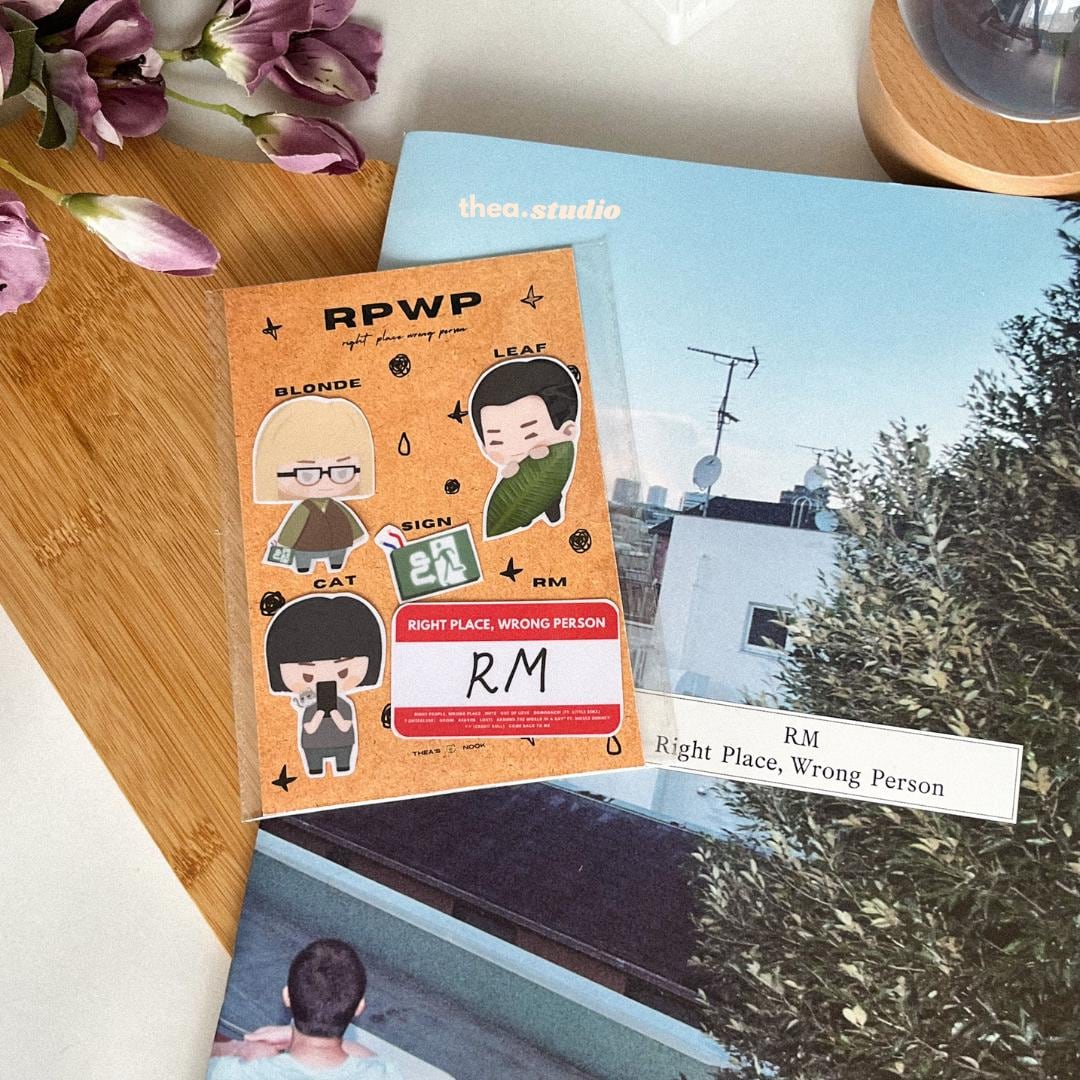 RM RPWP - BTS Namjoon Stickers Set - Etsy