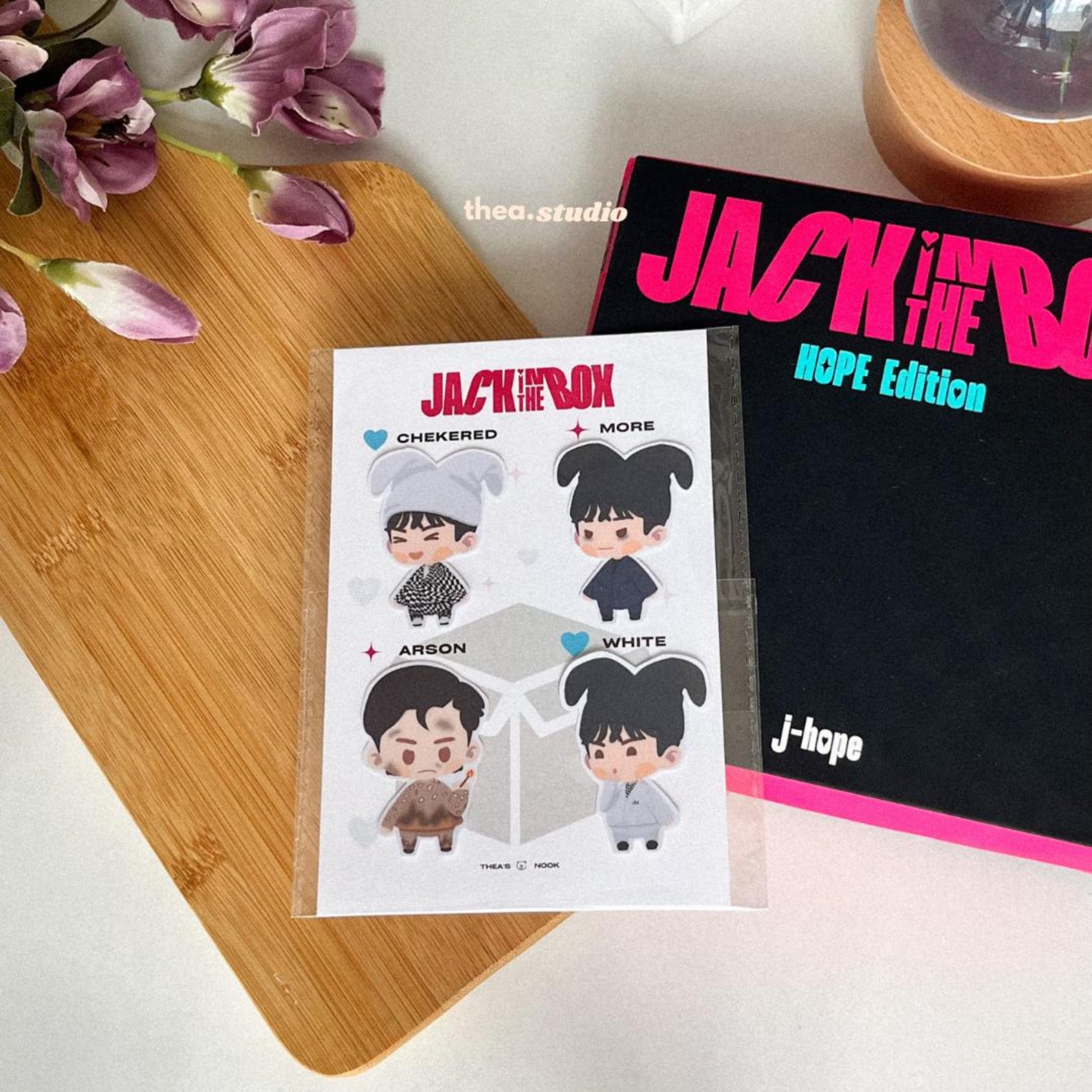 J-hope Jack in the Box - BTS J-hope Stickers Set - Etsy