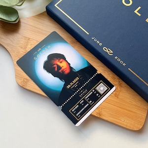 Jungkook GOLDEN on Stage Fanmade Concert Ticket BTS Memorabilia - Etsy