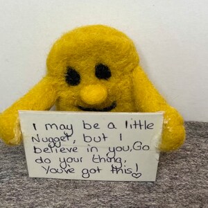 Nurturing Nugget With Its Motivational Message - Etsy