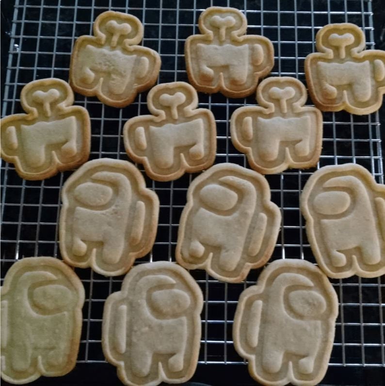 Among Us Sus Cookie Cutters - 3D Printed - Funny - Etsy