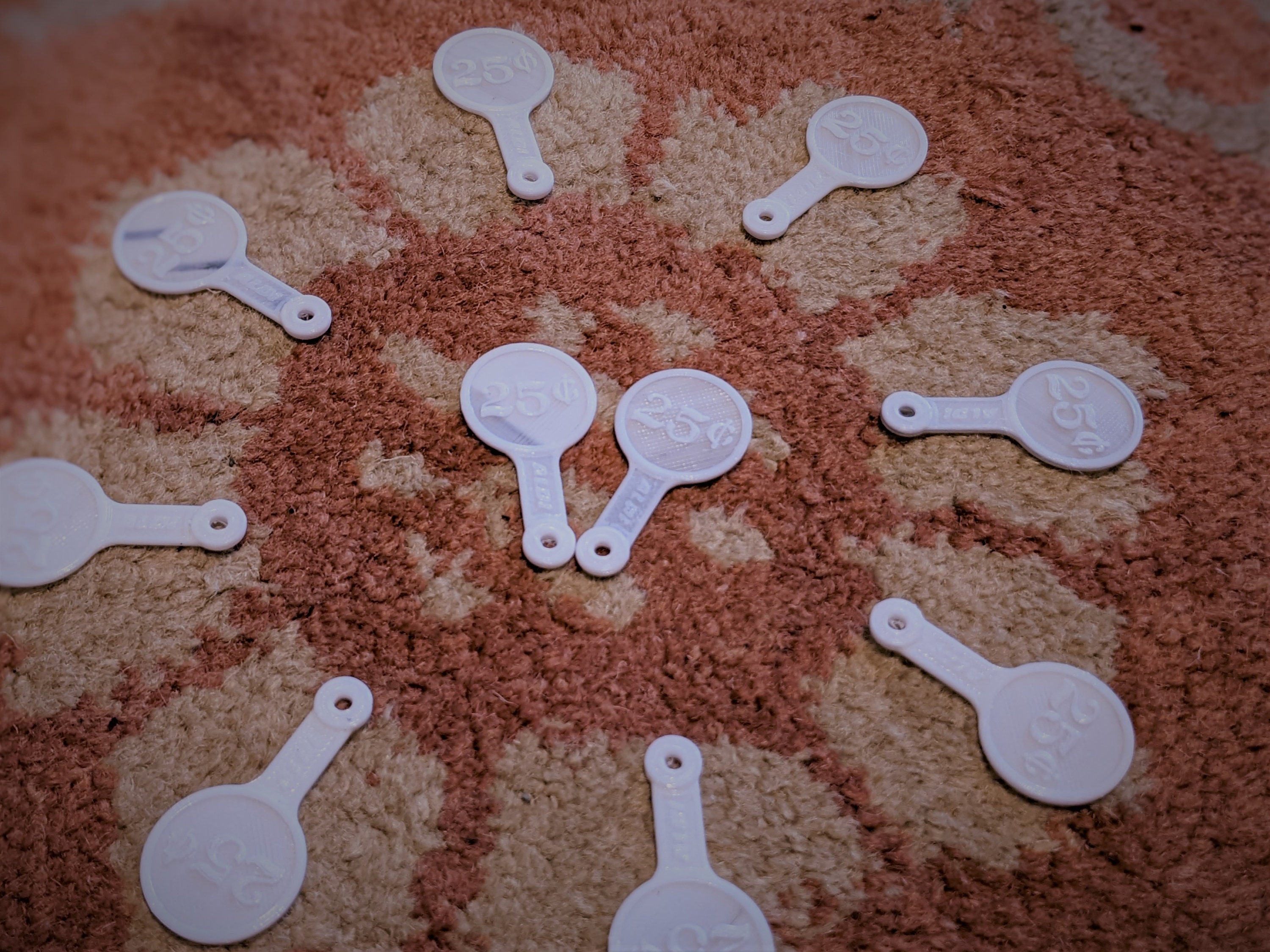 Aldi Cart Token - 3D Printed | 2 Pack | Quarter Keeper - 25 Cent ...