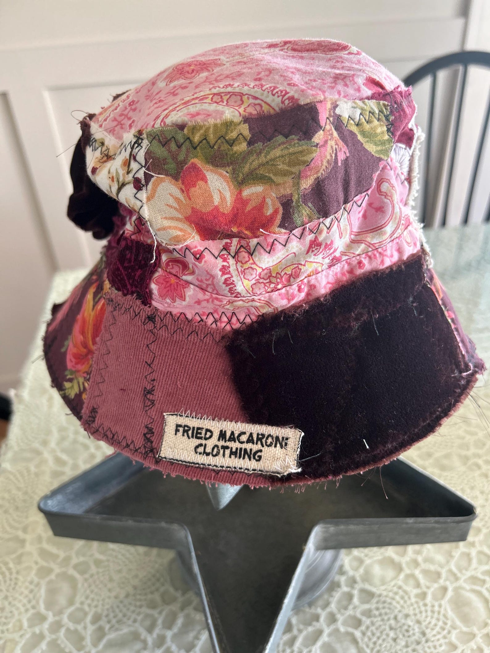 Bucket Hat With Upcycled Fabric Handmade One of a Kind - Etsy