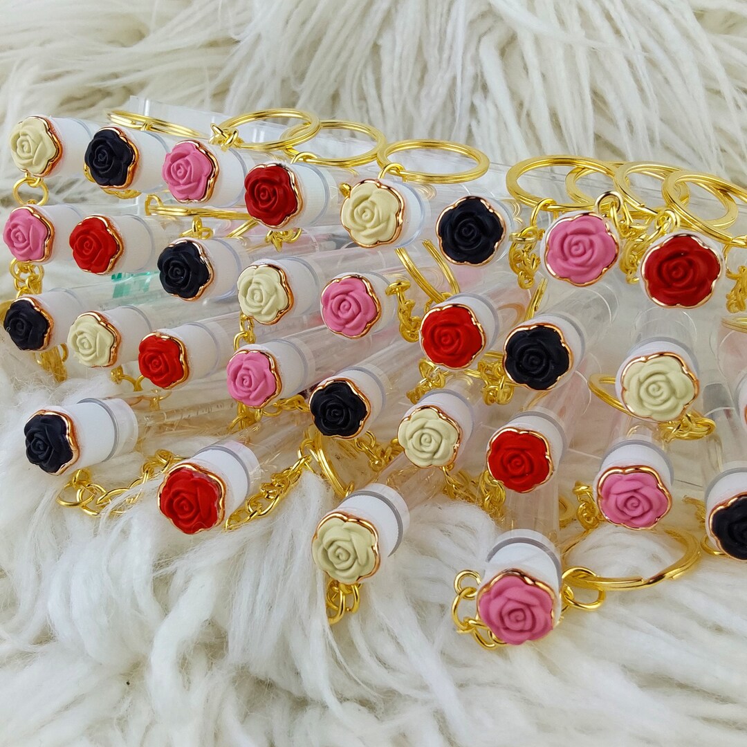 Vintage Victorian Rose Flower Gold Rim Mascara Spoolies Brush Lash Wand ...