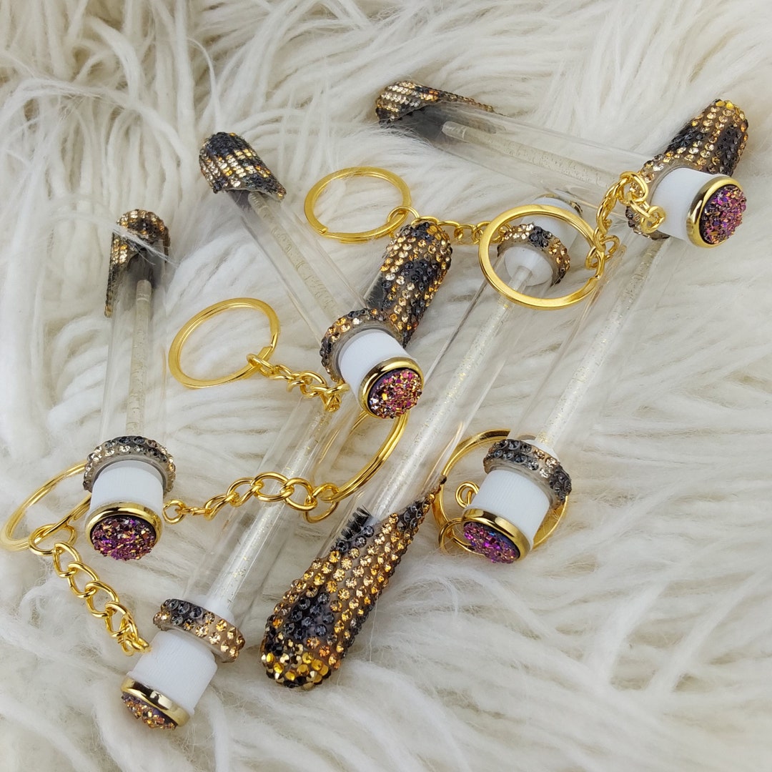 Blingy Cheetah Leopard Animal Print Rhinestone Mascara Brush Lash Wand ...