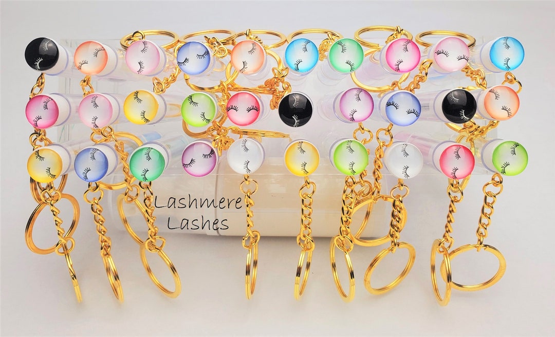 Cute Lash Wink Eyelash Mascara Spoolies Brush Lash Wand With Keychain ...