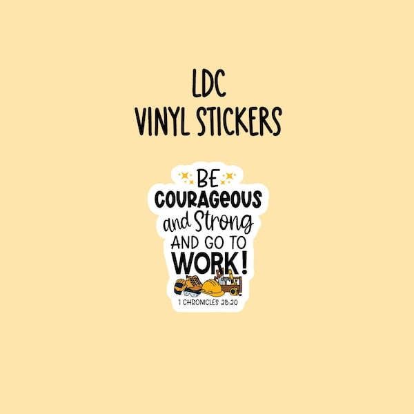 Ldc Vinyl Stickers Jw - Etsy