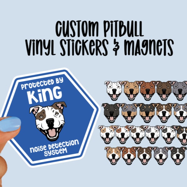 Pit Bull Sticker - Etsy