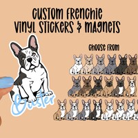 I Love My Frenchie Vinyl Sticker - Etsy