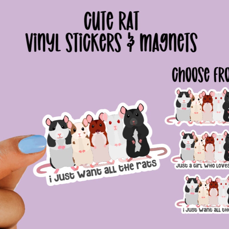 Rat Sticker - Etsy