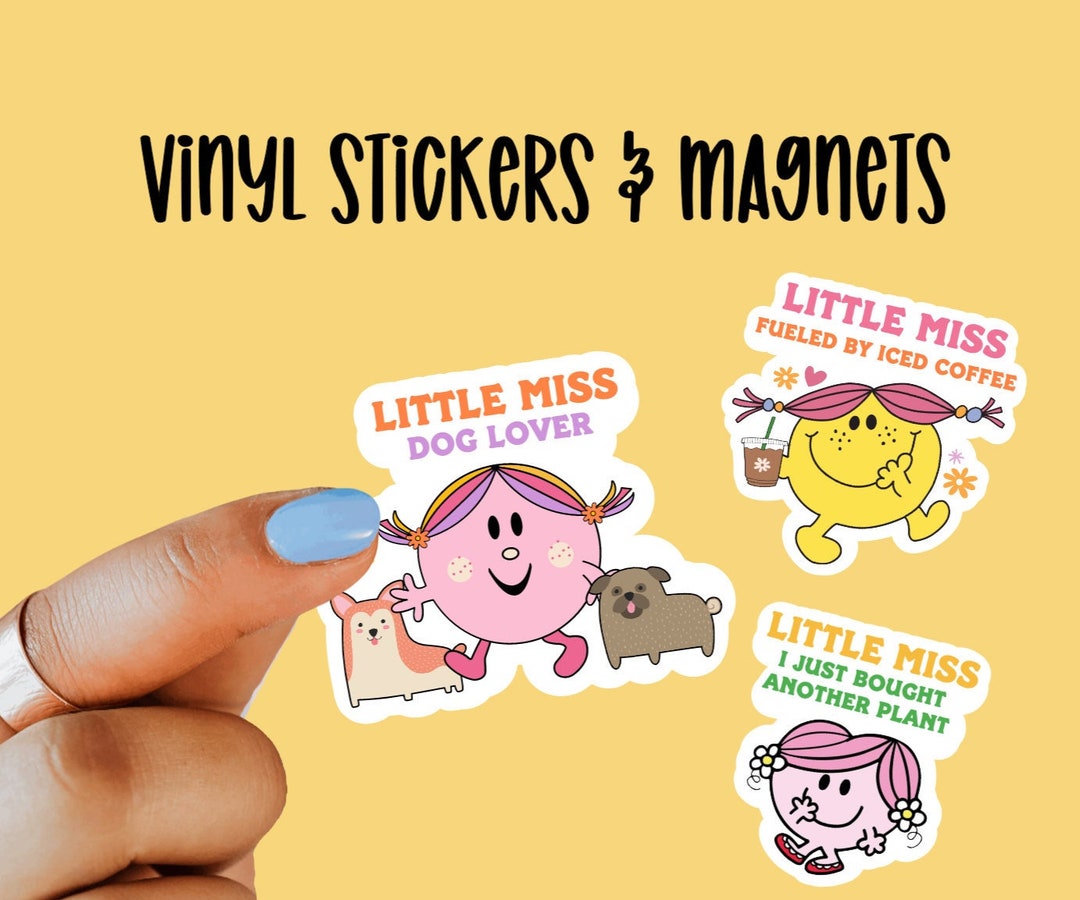 Little Miss Stickers and Magnets, Laptop Stickers, Dishwasher Proof - Etsy