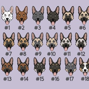 Custom German Shepherd Vinyl Stickers & Magnets, Gift for German ...