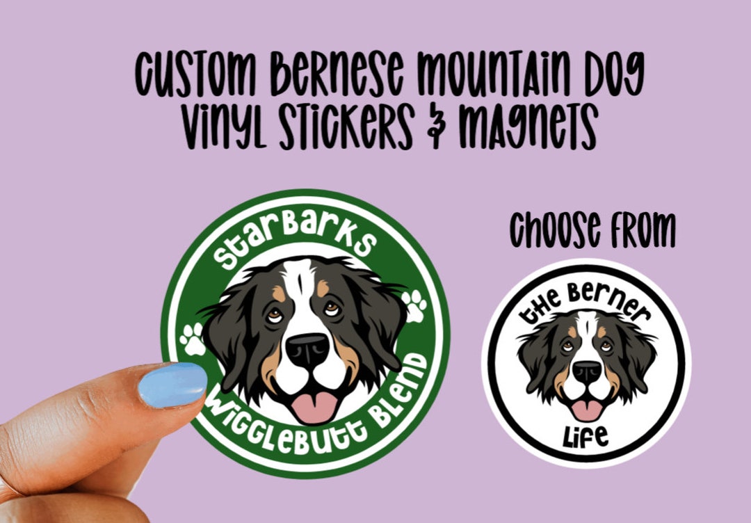 Bernese Mountain Dog Stickers and Magnets, Bernese Mountain Dog, the ...