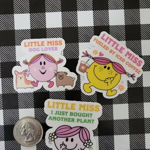 Little Miss Stickers and Magnets, Laptop Stickers, Dishwasher Proof - Etsy