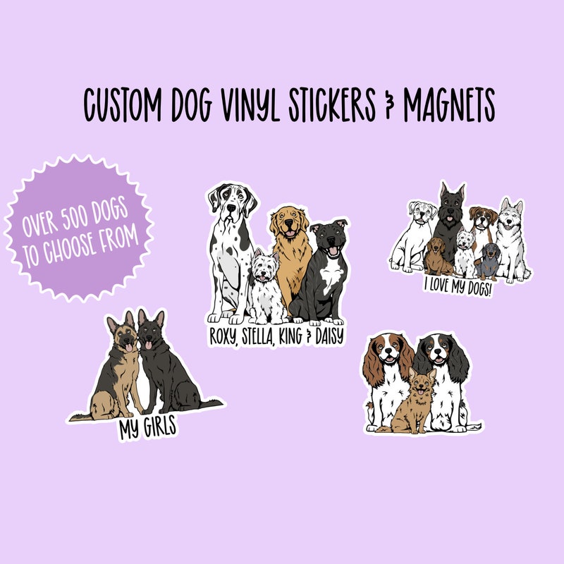 Stickers Dog - Etsy