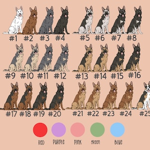 Custom German Shepherd Vinyl Stickers & Magnets, Gift for German ...