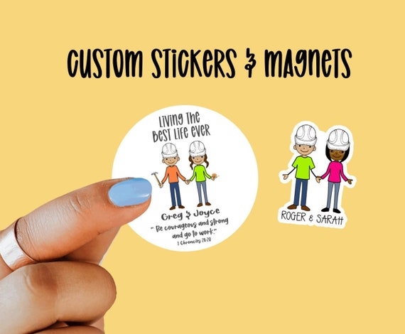 Custom Vinyl Stickers & Magnets Best Life Ever Jw Gifts - Etsy