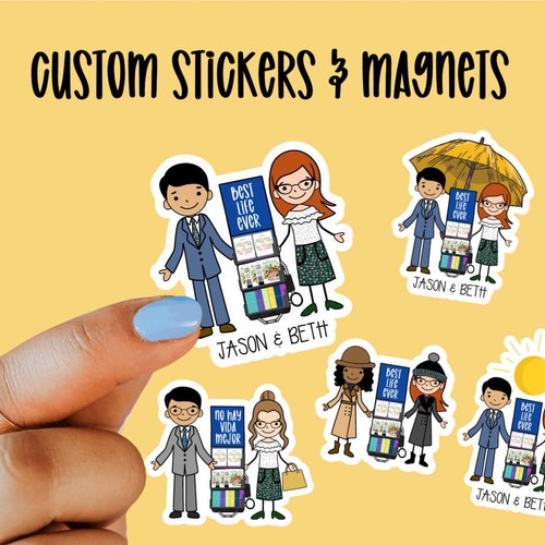 Cart Witnessing Stickers JW Clip Art Pioneer Gifts SMPW - Etsy