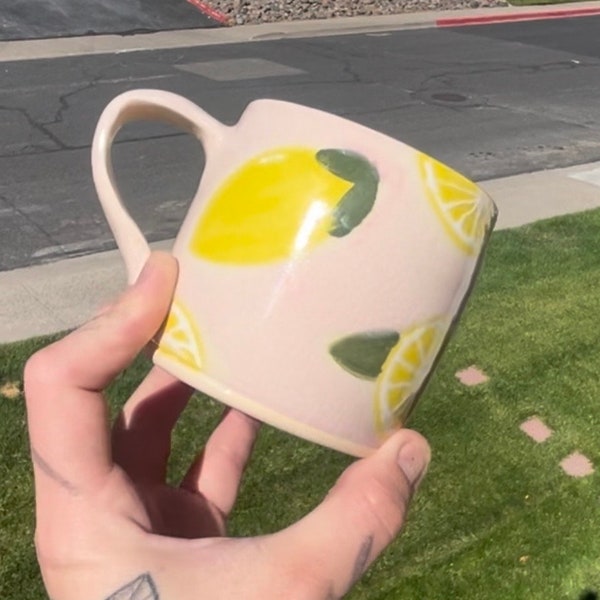 Ceramic Lemon Cups - Etsy