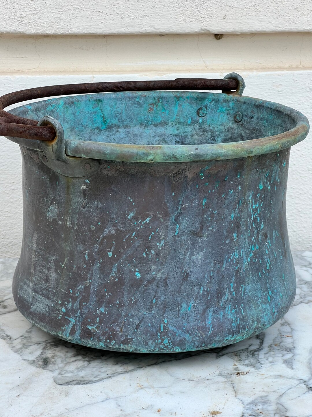 Antique Cauldron, Copper Cauldron, Saucepan, Firewood Holder, Magazine ...