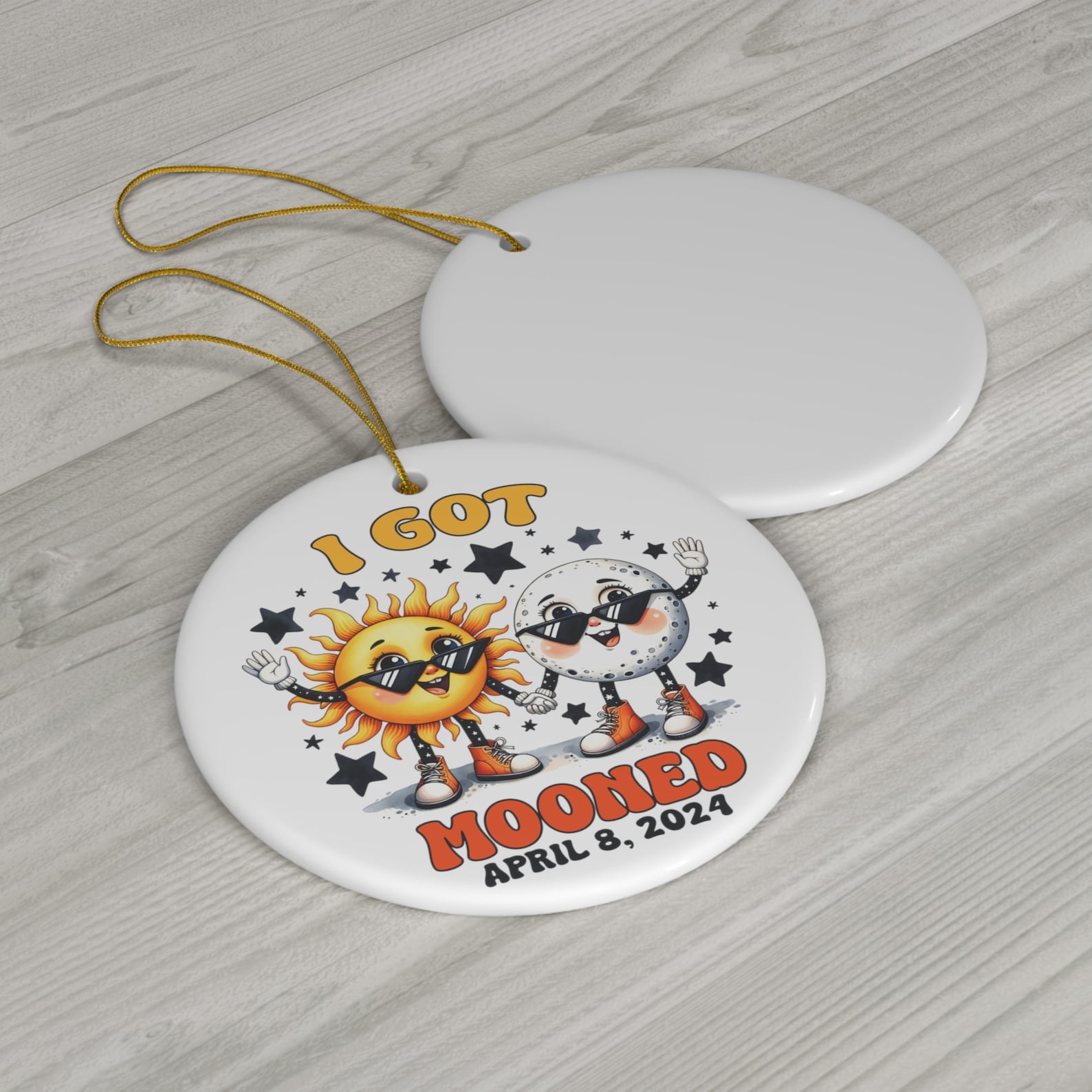 Solar Eclipse Ornament 2024, 2024 Total Solar Eclipse Ornament, Solar ...