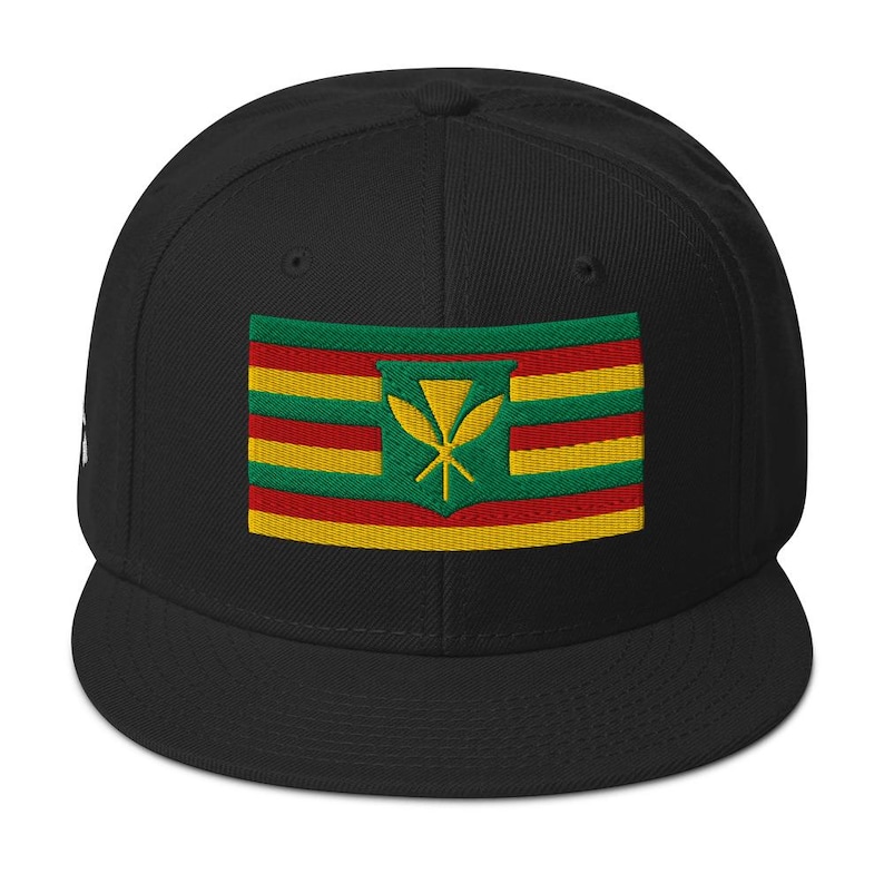 Embroidered Kanaka Maoli Emblem Cap, Hawaiian Royalty Hat, Native ...