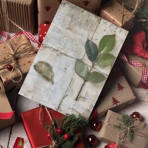 Botanical Blank Greeting Cards 5-pack With Envelopes, Botanical Cards ...